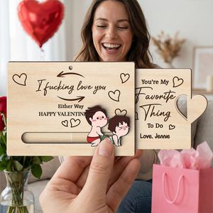 I Fcking Love You Funny Inappropriate Couple Cartoon Style - Personali ...
